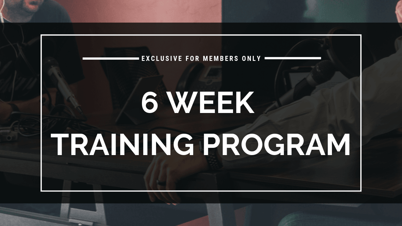 6 Week Training Program – Diamond Members